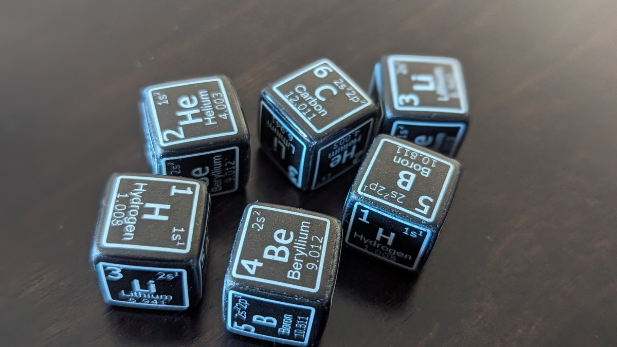 Ultimate Periodic Table Dice – Sushiball Games